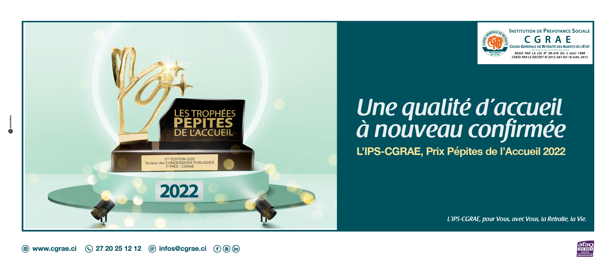 IPS-CGRAE – Pour Vous, avec Vous, la Retraite, la Vie